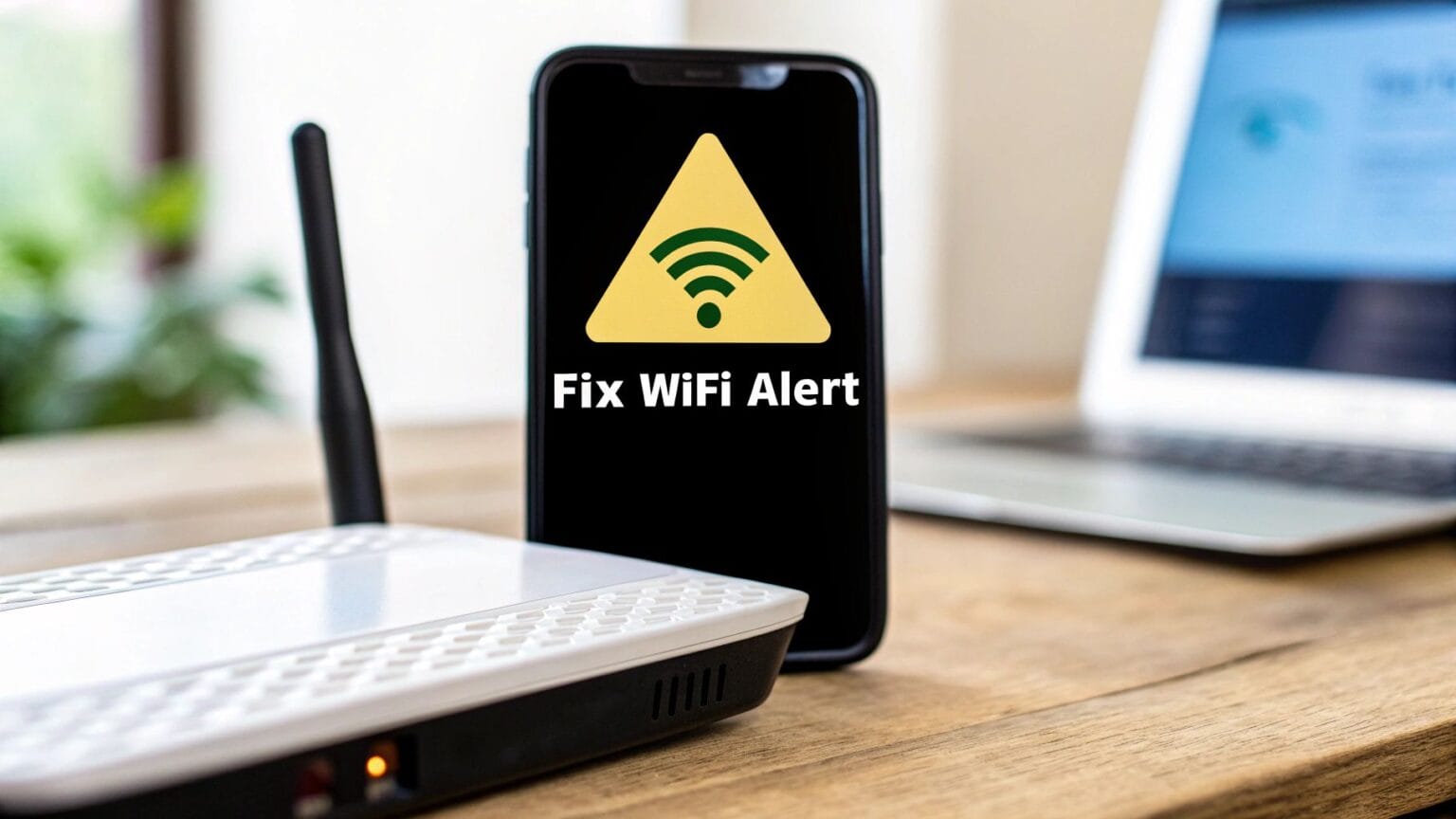 How To Fix The WiFi Symbol With Exclamation Point Quickly